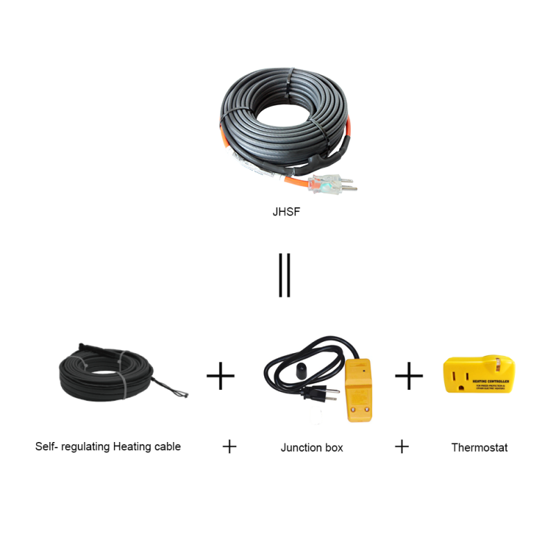 HEATIT JHSF 120V Self Regulating Pre-assembled Pipe Heating Cable – HEATIT